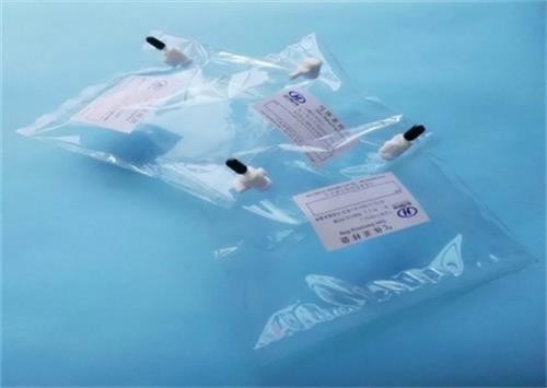 ®FEP gas sampling bag with PTFE dual-valve & septum port syringe ...