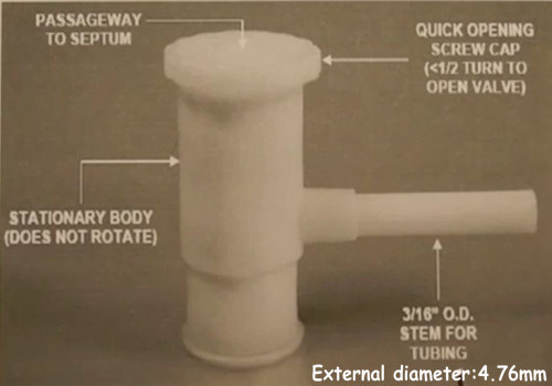 Polypropylene Screw Cap Combo Valve with Replaceable septum port ...