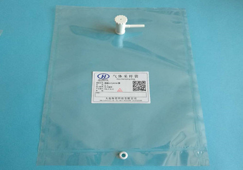 Polyester gas sampling bag with PP valve with silicone septum (odor ...