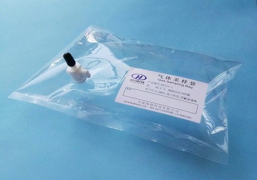 Teflon FEP gas sampling bag with PTFE valve & septum port syringe ...