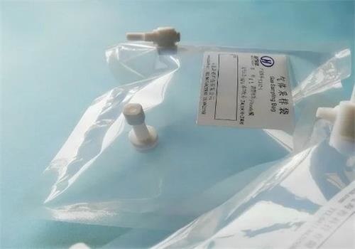 Fluode gas sampling bag with side-opening PTFE valve+ PTFE fitting ...