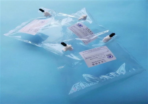 ® FEP gas sampling bag with PTFE dual-valve & septum port syringe ...